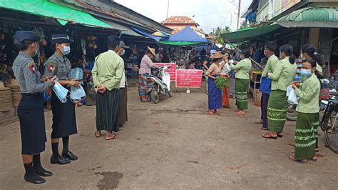 ဓနုဖြူမြို့နယ်တွင် ကိုဗစ် ၁၉ရောဂါ ကူးစက်ပြန့်ပွားမှု ကင်းဝေစေရေး Mask