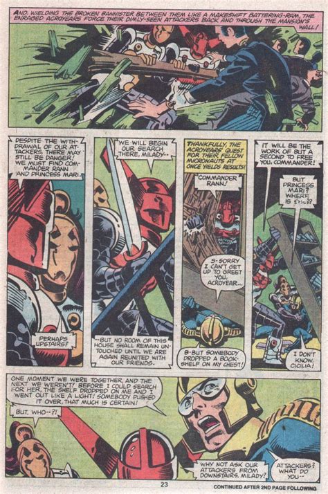 Read Online Micronauts 1979 Comic Issue 18
