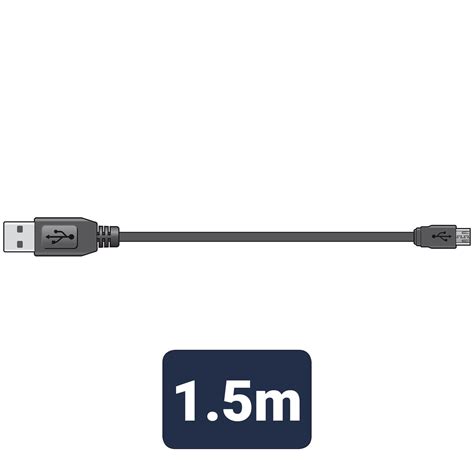 Avlink Usb 20 A Plug To Micro B Plug Lead 15m 113001uk