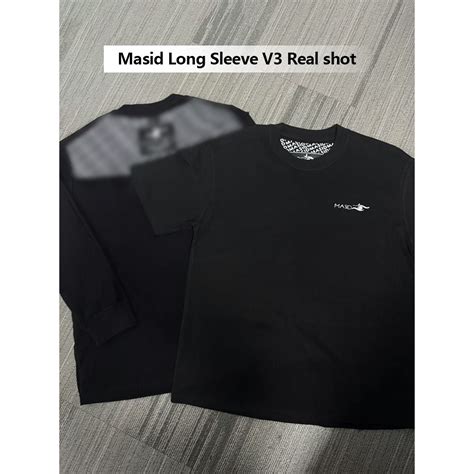 Masid Clothing Office V4 Long Sleeve By Geo Ong T Shirt Thick Cotton