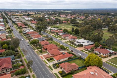 Typical Australian Suburb Aerial View Stock Illustration Illustration Of Architecture