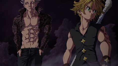 Обои на рабочий стол Аниме Семь Смертных Грехов Мелиодас Семь Смертных Грехов Бан Семь