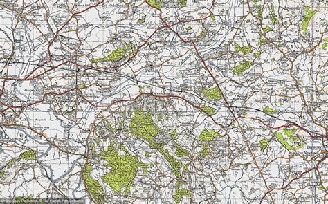 Historic Ordnance Survey Map of Tarrington, 1947