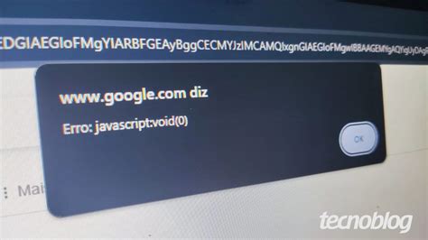 Javascript void 0 o que é por que ocorre e como corrigir o erro no navegador Tecnoblog