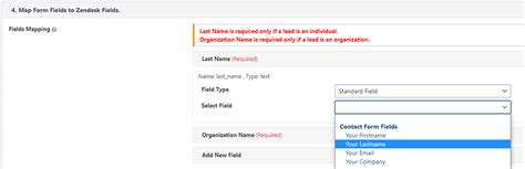 How To Map Contact Form Form Inputs To Zendesk Sell Lead Information Fields Unwired Logic