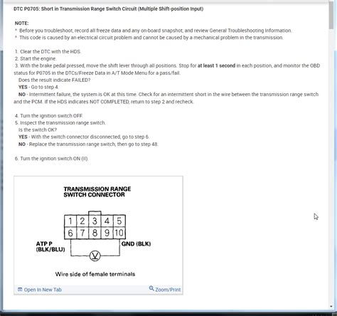 Trouble Code P0705 The D Flashes When Shifted Into R Returns To