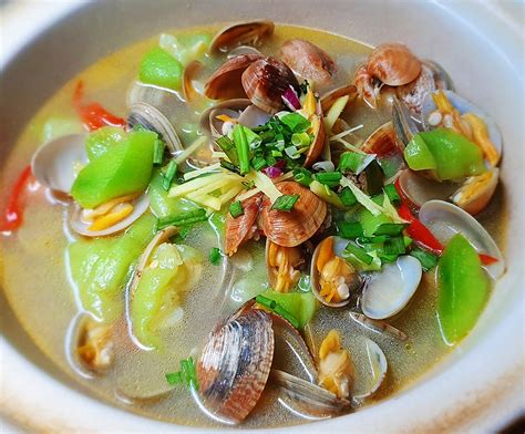 Clams With Luffa Soup 丝瓜花蛤汤 Char In The Kitchen