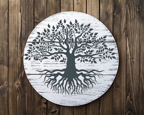 Family Tree Svg Tree With Roots Svg Tree Roots Svg Our Etsy