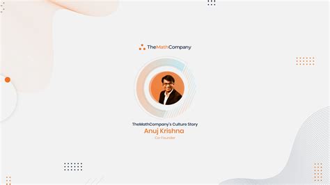 Siddharth Punn On Linkedin Anuj Krishna Co Founder Of Themathcompany