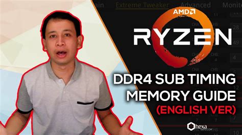 Guide Setting Sub Timing Ddr4 In Amd Ryzen English Ver Javanese