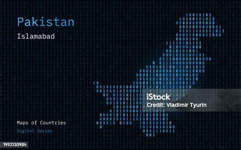 pakistan map shown in binary code pattern tsmc matrix numbers zero one