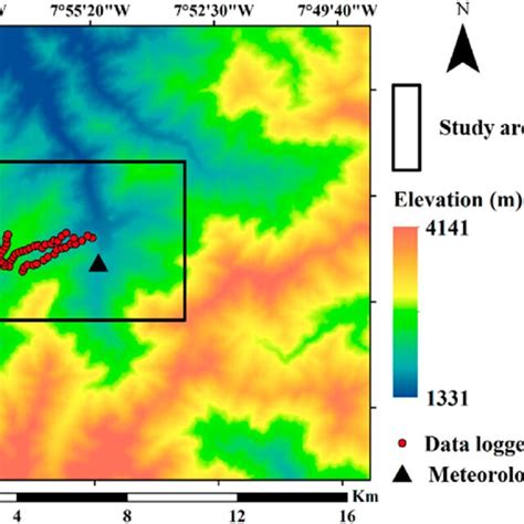 The Geographic Location Of The Study Area And Data Loggers Specifically