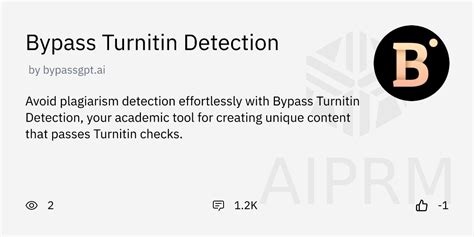 Gpt Bypass Turnitin Detection By Bypassgpt Ai Aiprm For Chatgpt