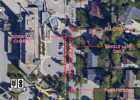 City Advises Of Temporary Road And Sidewalk Closure Beginning March 8