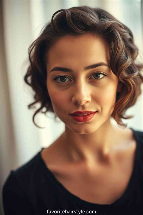 Vintage Hairstyles For Curly Short Hair Ideas