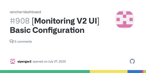 Monitoring V2 Ui Basic Configuration · Issue 908 · Rancherdashboard