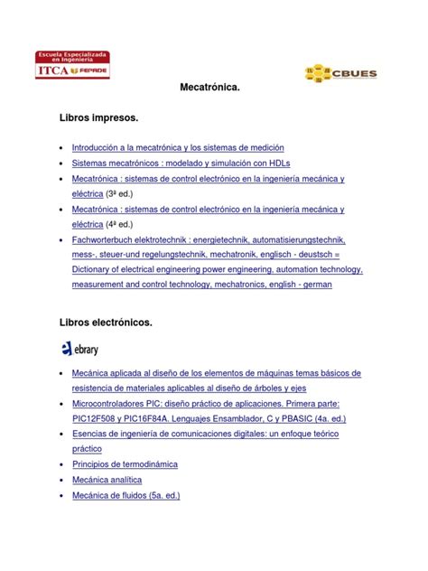 Arduino Pdf Mecatrónica Mecánica