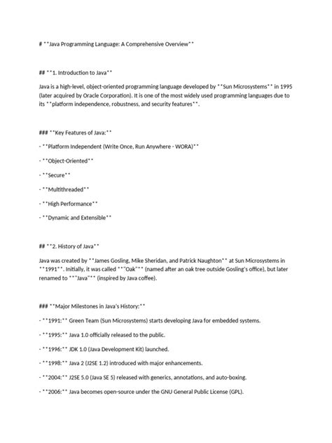 Java Programmin Wps Office Pdf Java Programming Language Java