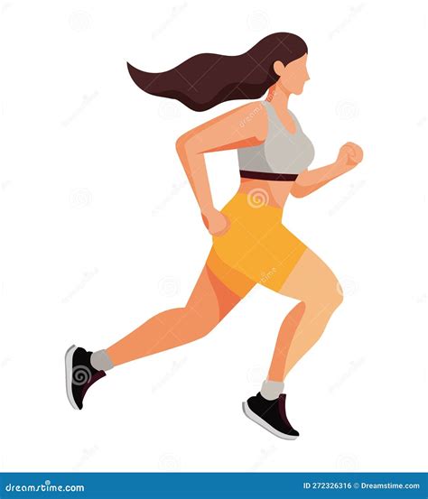 Female Athlete Running Stock Vector Illustration Of Game 272326316 Female Athlete Running Stock Vector Illustration Of Game 272326316