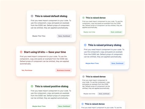 Figma Ui Kit React Design System — Dialog Popup Template By Roman Kamushken For Setproduct On