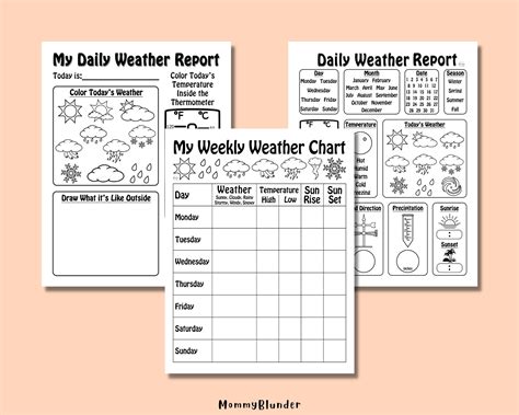 About The Weather Bundle Weather Tools Spinner Weather Instruments Anchor Chart Daily
