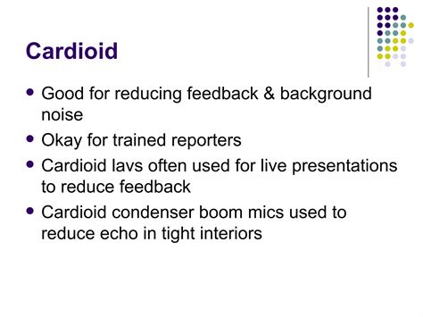 Microphone Patterns Ppt