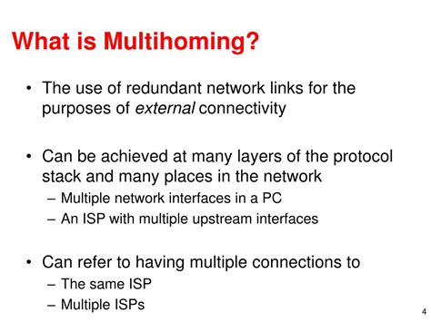 ppt multihoming and multi path routing powerpoint presentation free