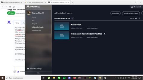 Music Mod Not Detected By Launcher · Issue 16679 · Kaiserreich