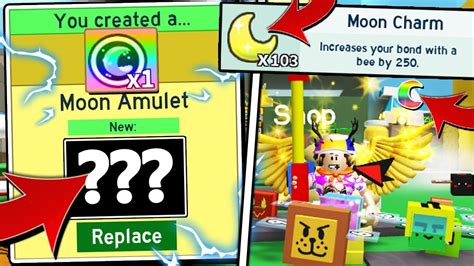 Secret Godly Moon Amulet In Roblox Bee Swarm Simulator Super Op