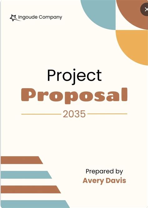 Project Proposal Canva Template Proposal Cover Proposal Design Website Design Layout