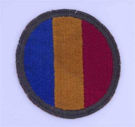 Ww2 Replacement And School Command Patch Od Border Chasing Militaria