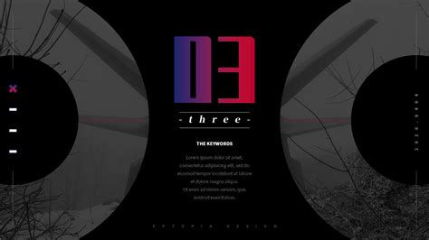 DARK PowerPoint Template Behance