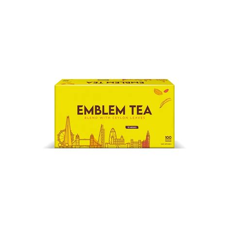 Te Emblem Ceylan Paquete 100 Unidades La Oferta