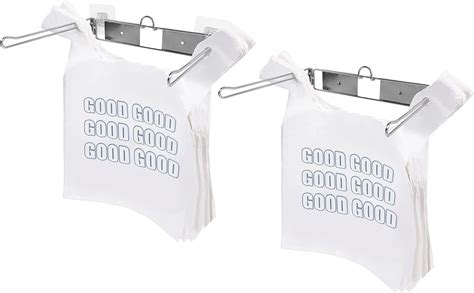 2 Pack T Shirt Bag Rack，store Bagging Stand，t Shirt Bags Holder Wall