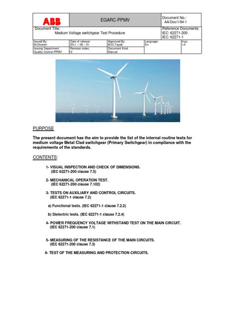 Fat Test Procedure Pdf Insulator Electricity Electronics