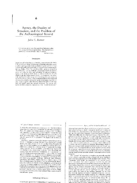 barrett agency the duality of structure ya pdf