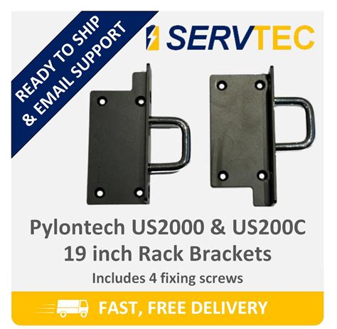 19 Rack Brackets For Pylontech Us2000 And Us2000c Batteries Servtec Battery Accessories