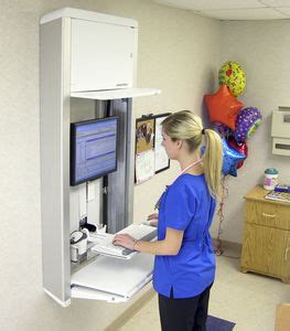 Medical Computer Workstation Carefit Combo System Ergotron