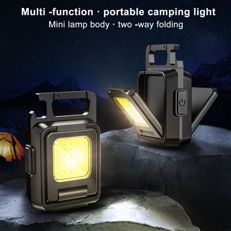 Portable Mini Led Keychain Flashlight Multifunctional Bottle Opener