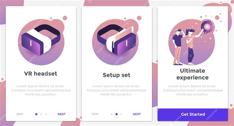 Premium Vector Onboarding Screens User Interface Kit Modern User