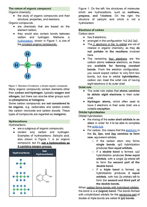 Simple Organic Compounds