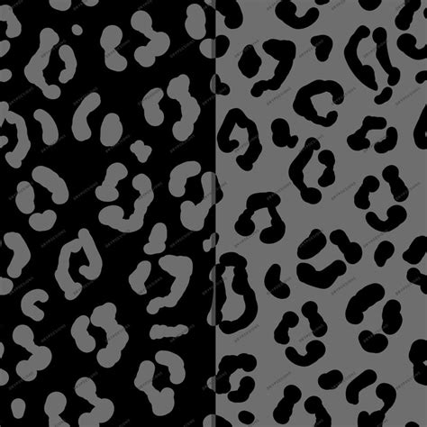 Black And White Cheetah Prints Etsy