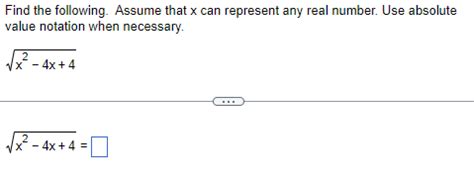 Solved Find The Following Assume That X Can Represent Any Chegg