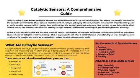 Catalytic Sensors A Comprehensive Guide Sensor One Stop The Best Value China Sensor