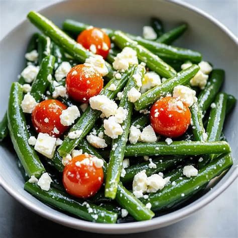Easy Green Bean And Feta Salad For A Deliciously Bright Dish