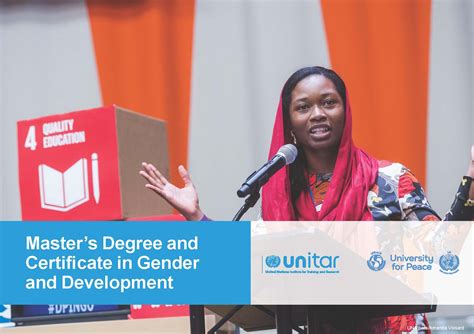 Certificate In Gender And Development Upeace Unitar Upeace