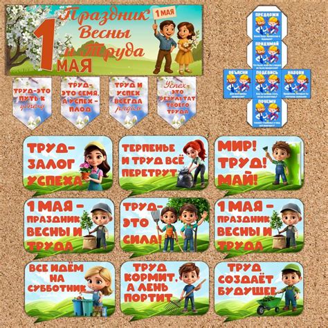 Оформление «1 мая праздник Весны и Труда Разговоры о важном