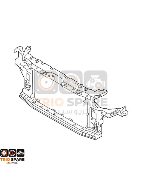 Carrier Assy Front End Module Hyundai Sonata 2018 2019 64101c1700