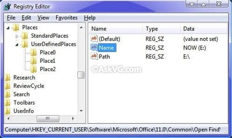 How To Customize The Places Bar In Common File Dialog Box In Microsoft