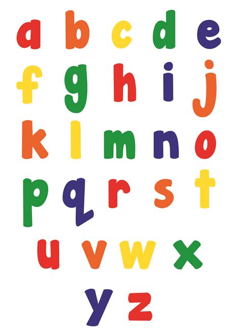 Lower And Upper Case Letters Printable